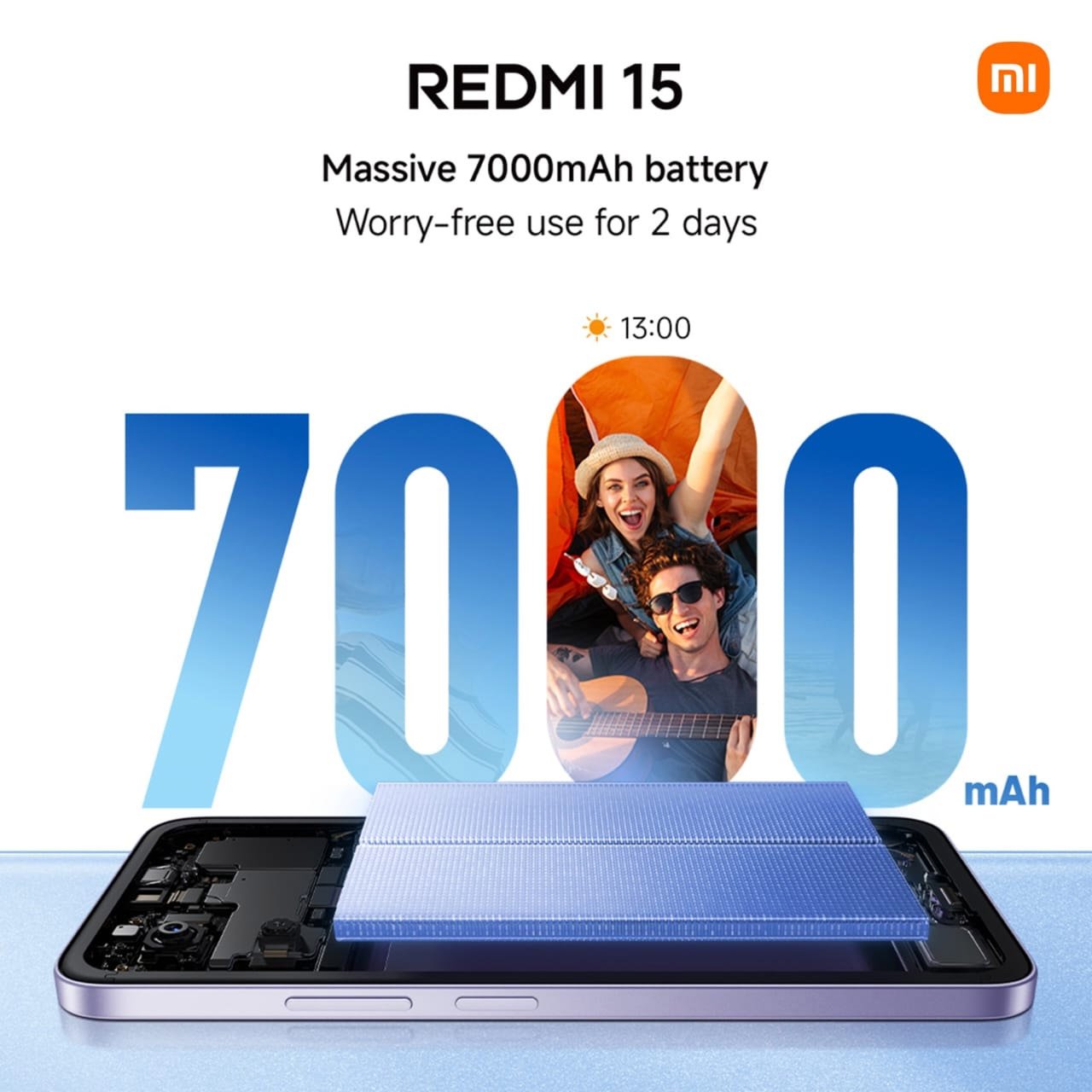 From Dawn Till Dusk and Beyond: How REDMI 15’s 7000mAh Battery Keeps You Going