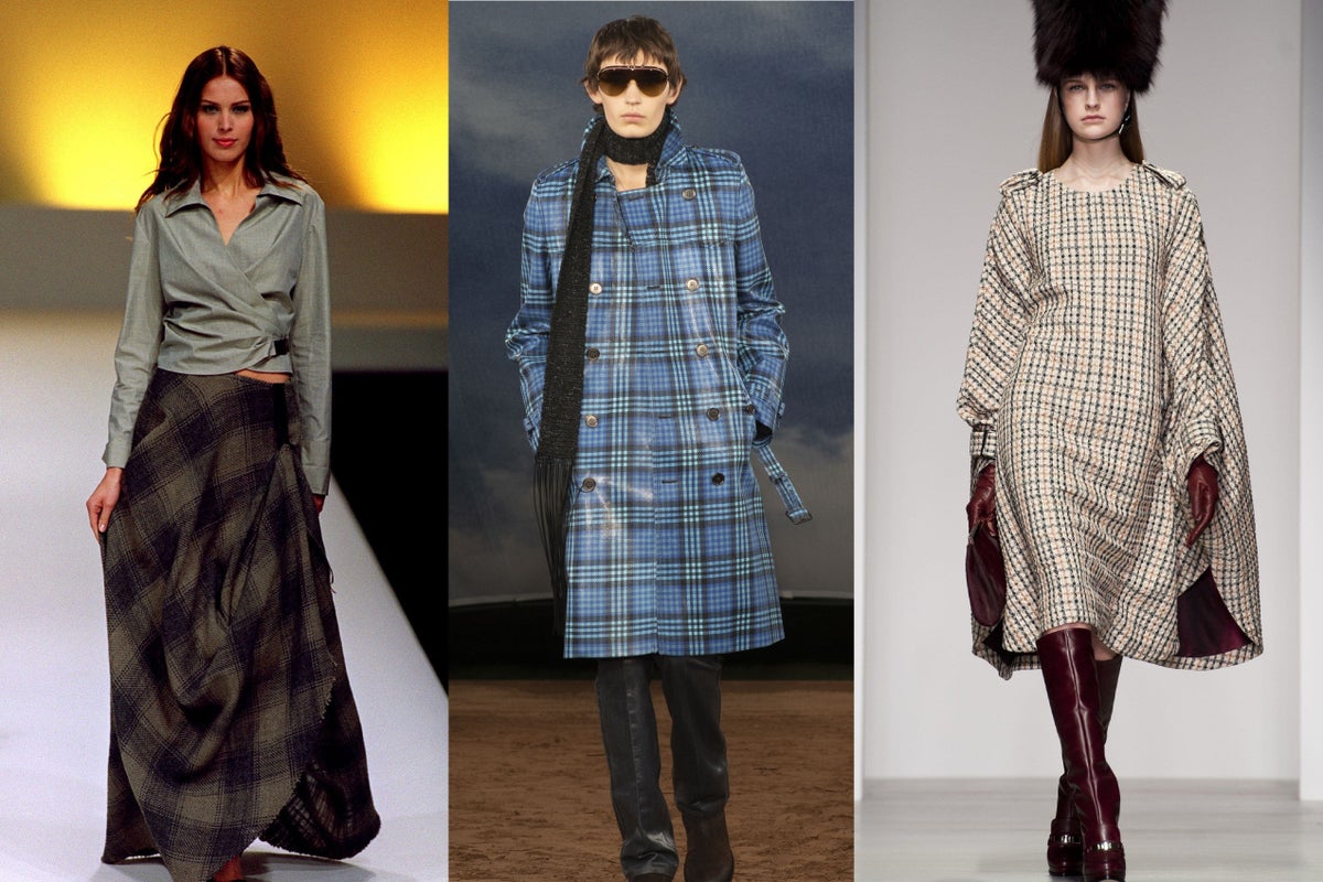 How to wear the tartan trend this season