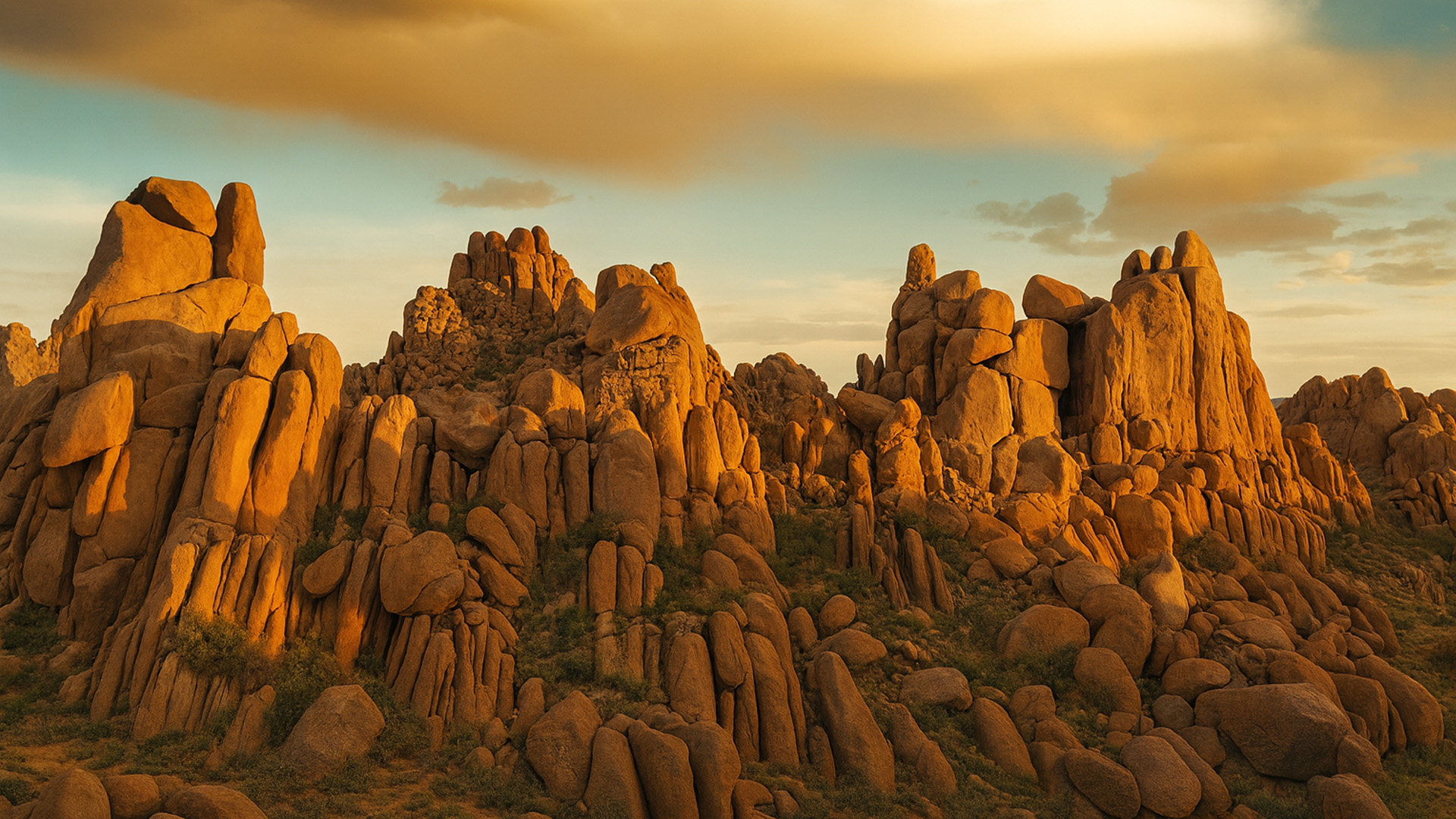 Ikh Gazriin Chuluu: Formaciones rocosas de Mongolia en 4K