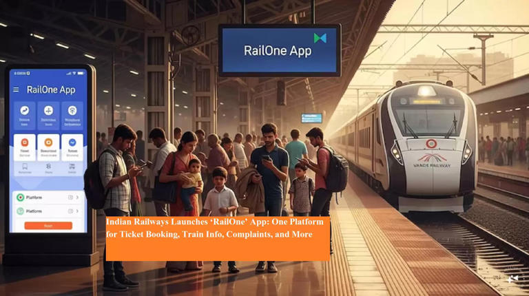 Indian Railways Launches ‘RailOne’ App: One Platform for Ticket Booking ...