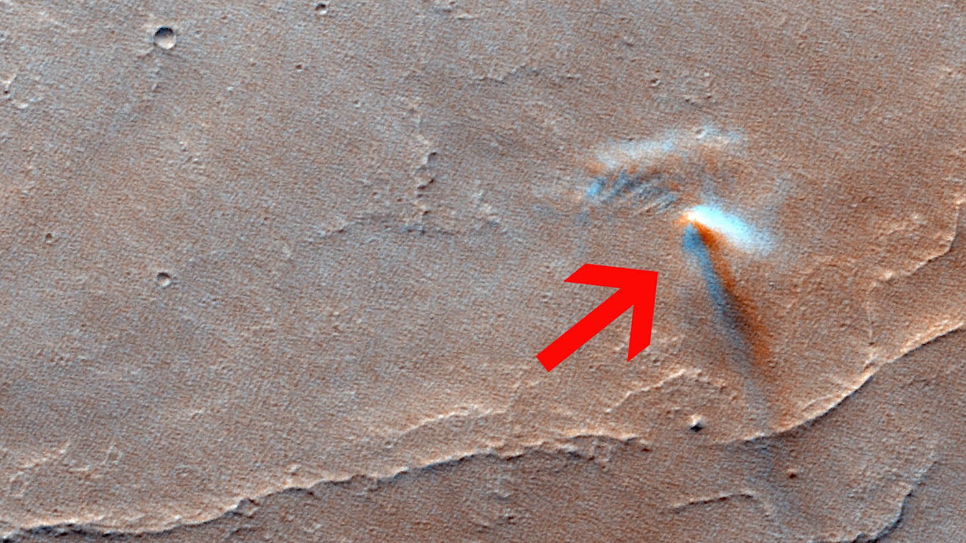 Scientists spot over a thousand dust devils on Mars