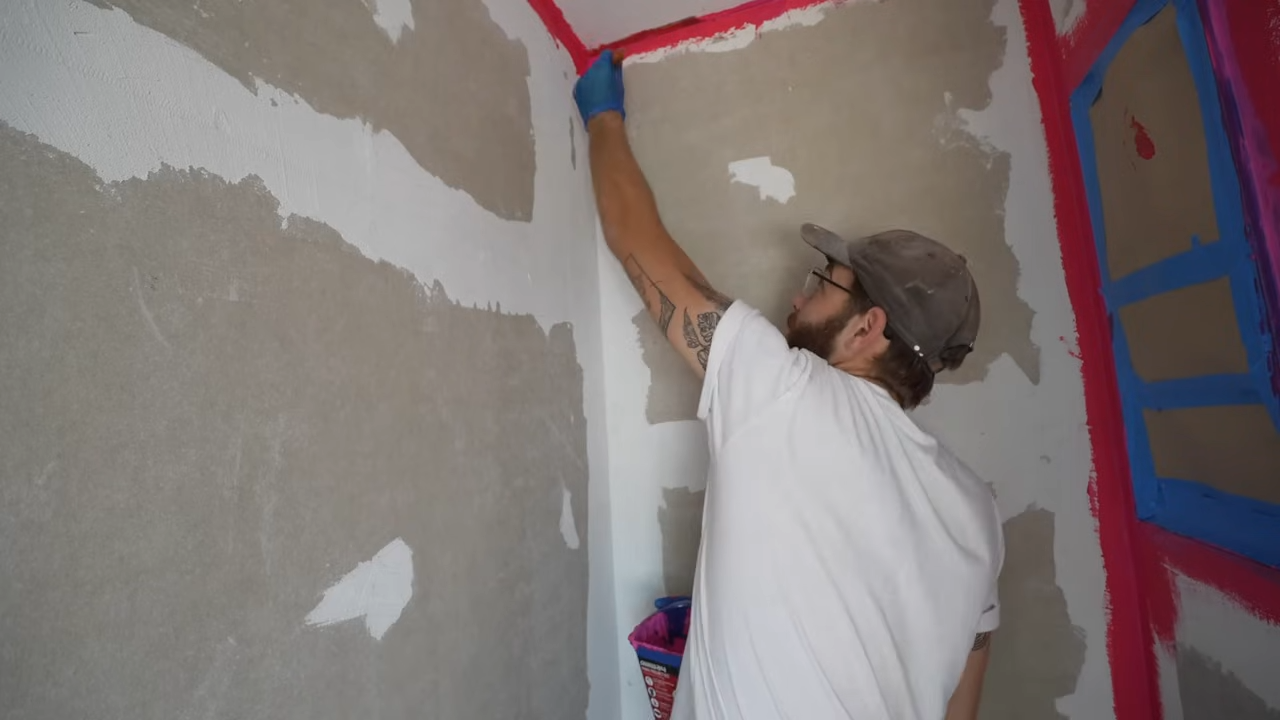 This is how you build a shower with fiber cement board step by step