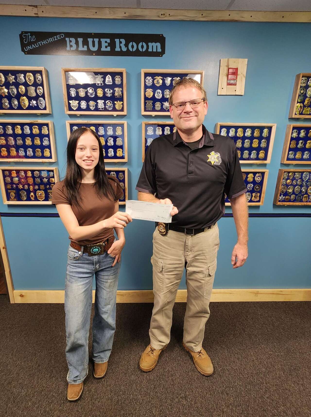 Lake County sheriff awards $300 driver’s ed voucher to Audrey Fowler