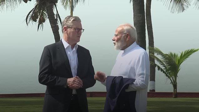 Starmer and Modi discuss Ukraine and oil in face-to-face meeting