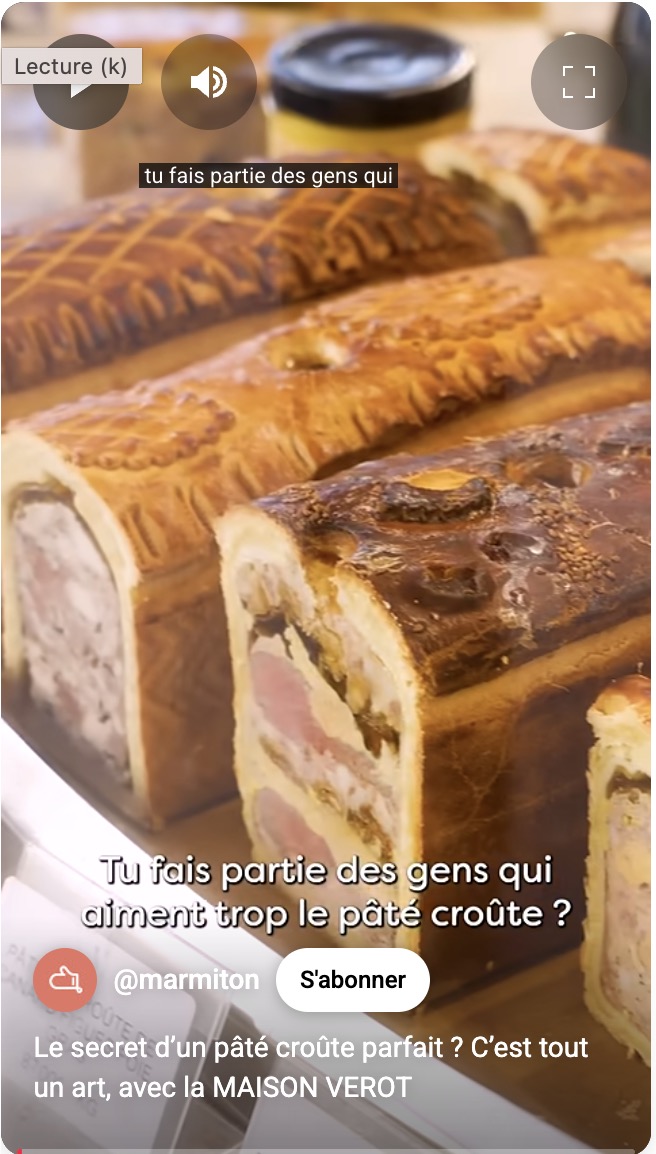 Le secret d’un pâté croûte parfait ? C’est tout un art, avec la MAISON ...