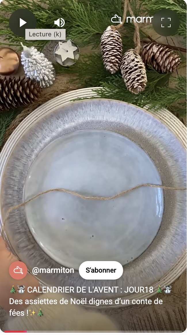 Des assiettes de Noël dignes d’un conte de fées ! 🎄