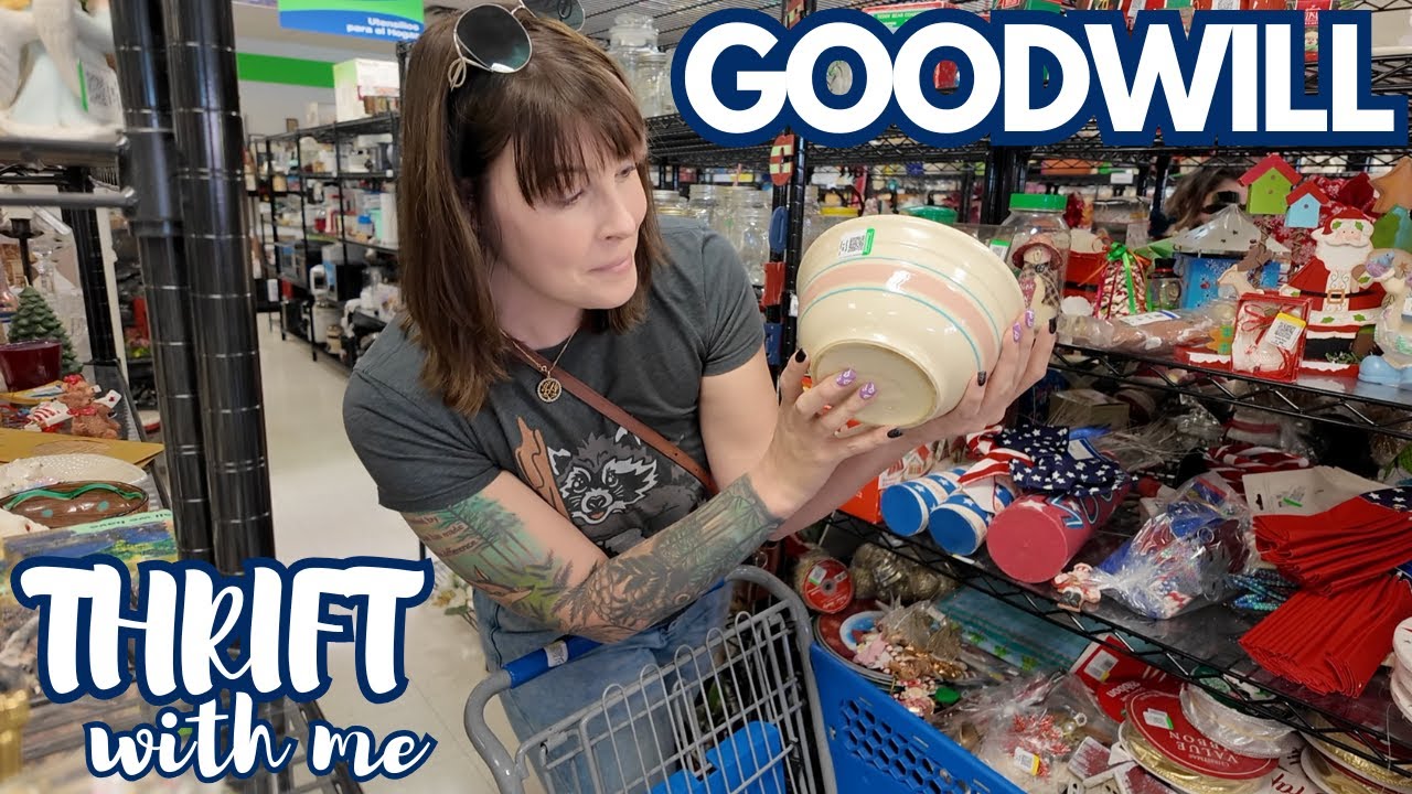 Here come the fresh carts at Goodwill thrift haul