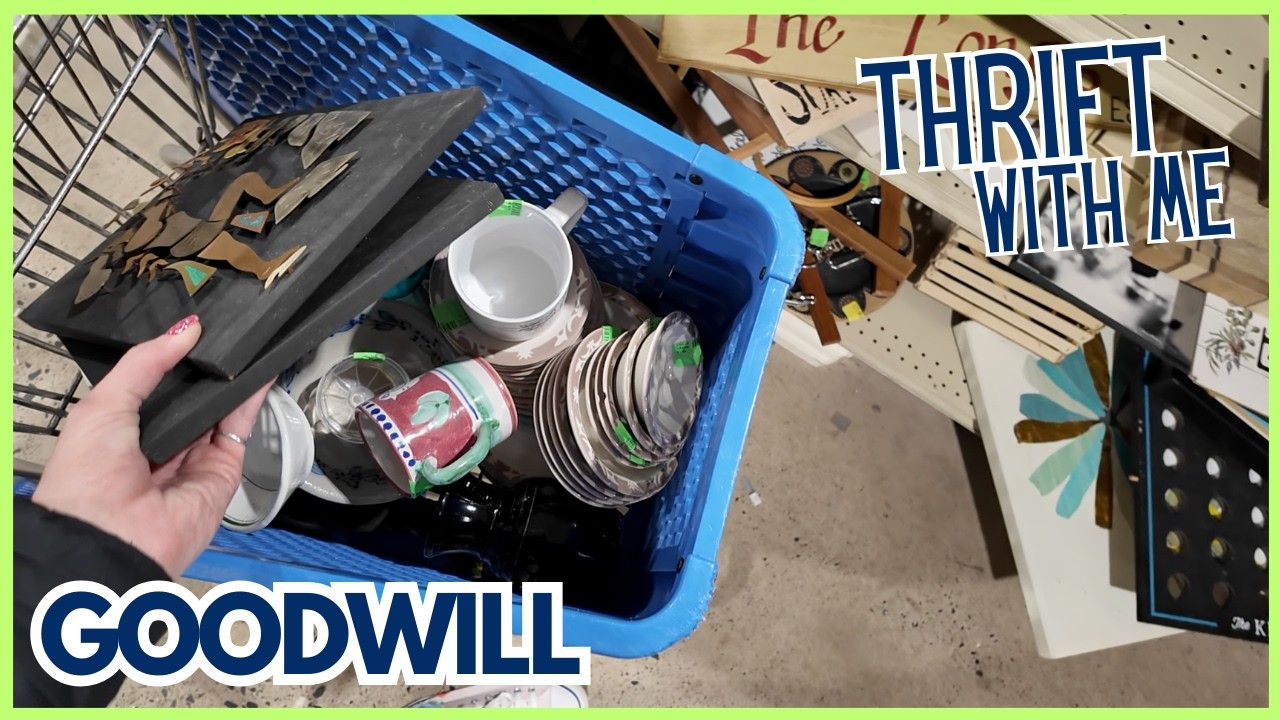 Thrift with Me at Goodwill | Crazy Lamp Lady | Niknax Reselling