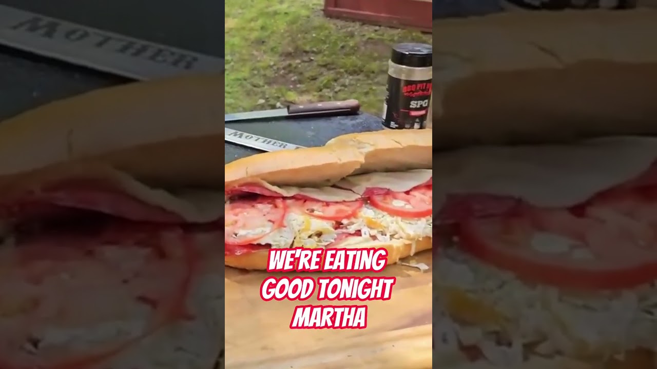 We're eating good tonight Martha!