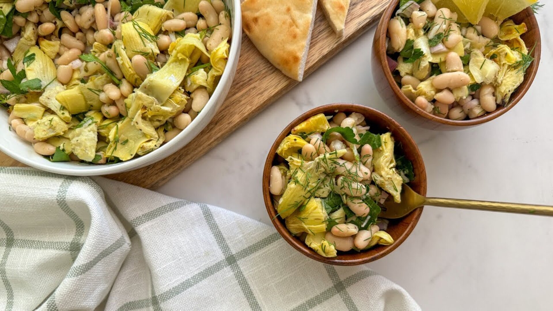 Roasted Artichoke And White Bean Salad Recipe