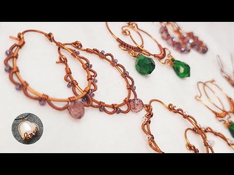 4 simple earring patterns #jewelry #diy #simple @LanAnhHandmade