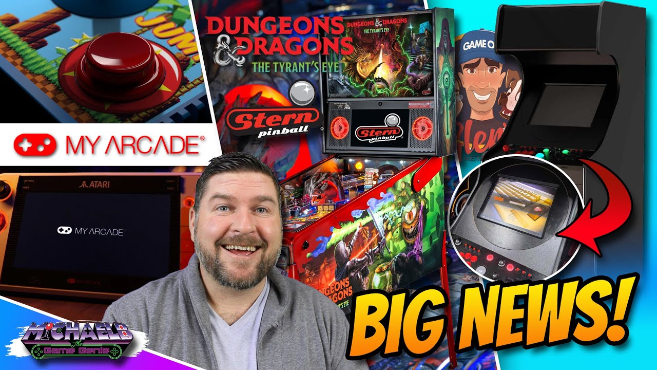 Stern D&D Pinball First Look + MyArcade & GRS FU Updates!