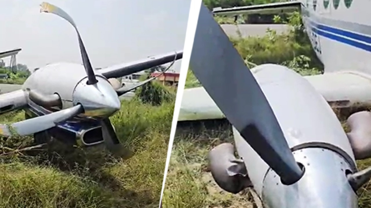 Private plane loses control after take-off, crashes in UP; pilots ...