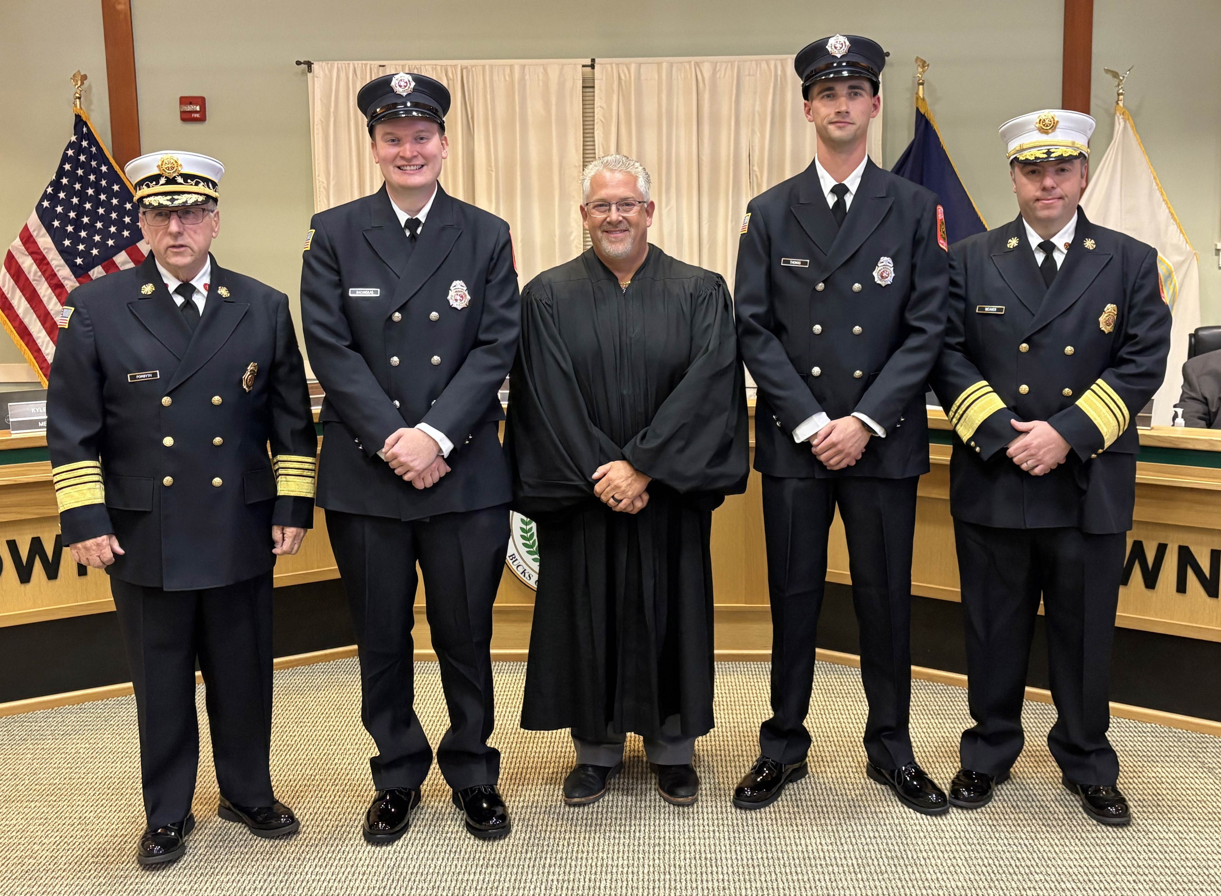 2 New Firefighters Join The Crew At Newtown Fire Rescue