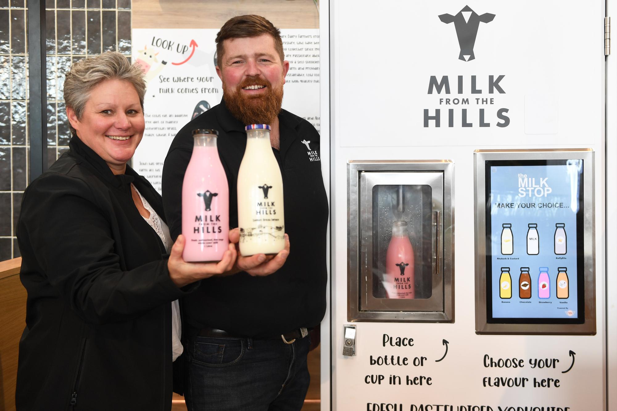 New vending machine launched in Harrogate offering fresh farm milk and ...