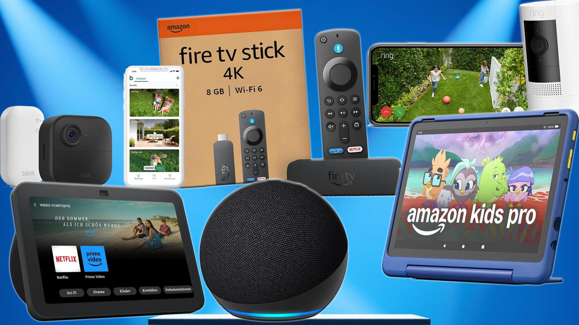Amazon wirft Alexa bis 74 % günstiger raus: Fire TV Stick 4K, Echo Dot, Kindle, Ring uvm. bis 14.10.
