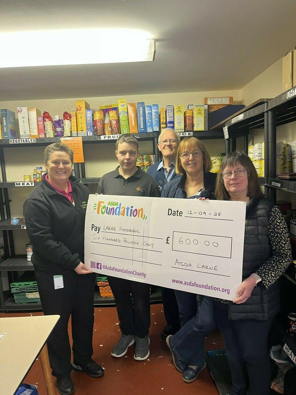 Asda Foundation donates more than £9,000 to foodbanks across Northern ...