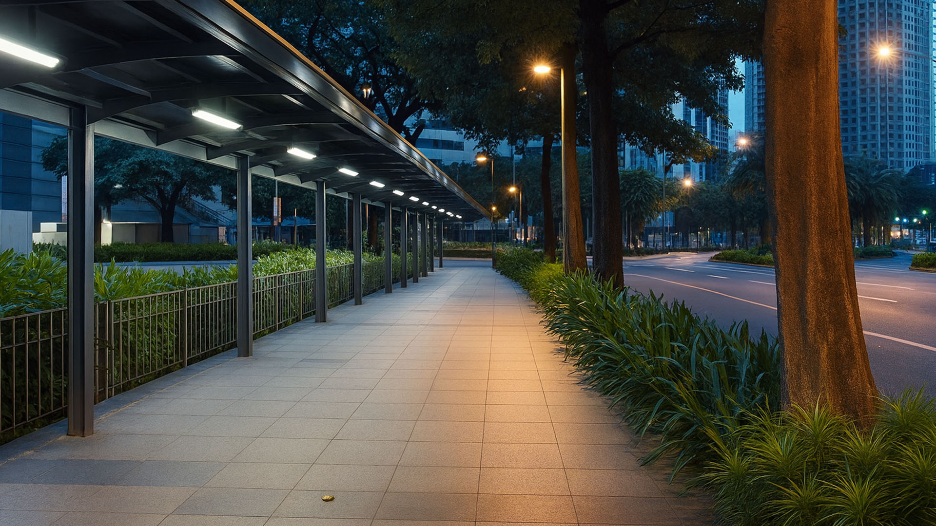 Filippine – Atmosfera pomeridiana su Ayala Avenue a Makati (4K)