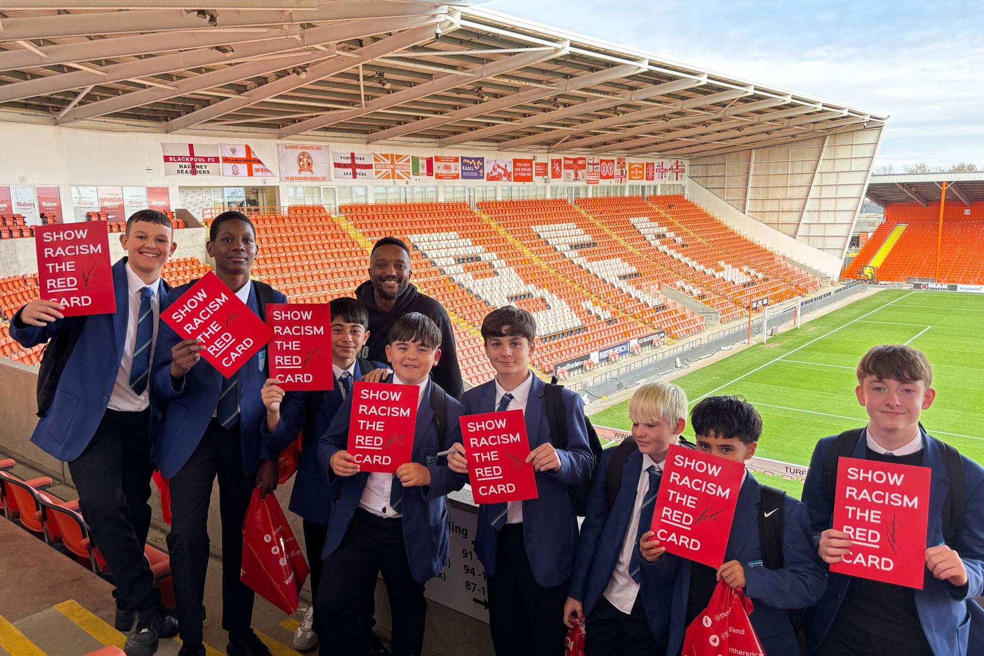Blackpool FC Community Trust column: Seasiders striker helps pupils ...
