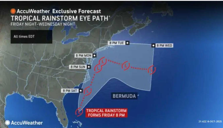 Powerful Nor’easter Set To Bring 60 MPH Winds, Heavy Rain: Here's ...