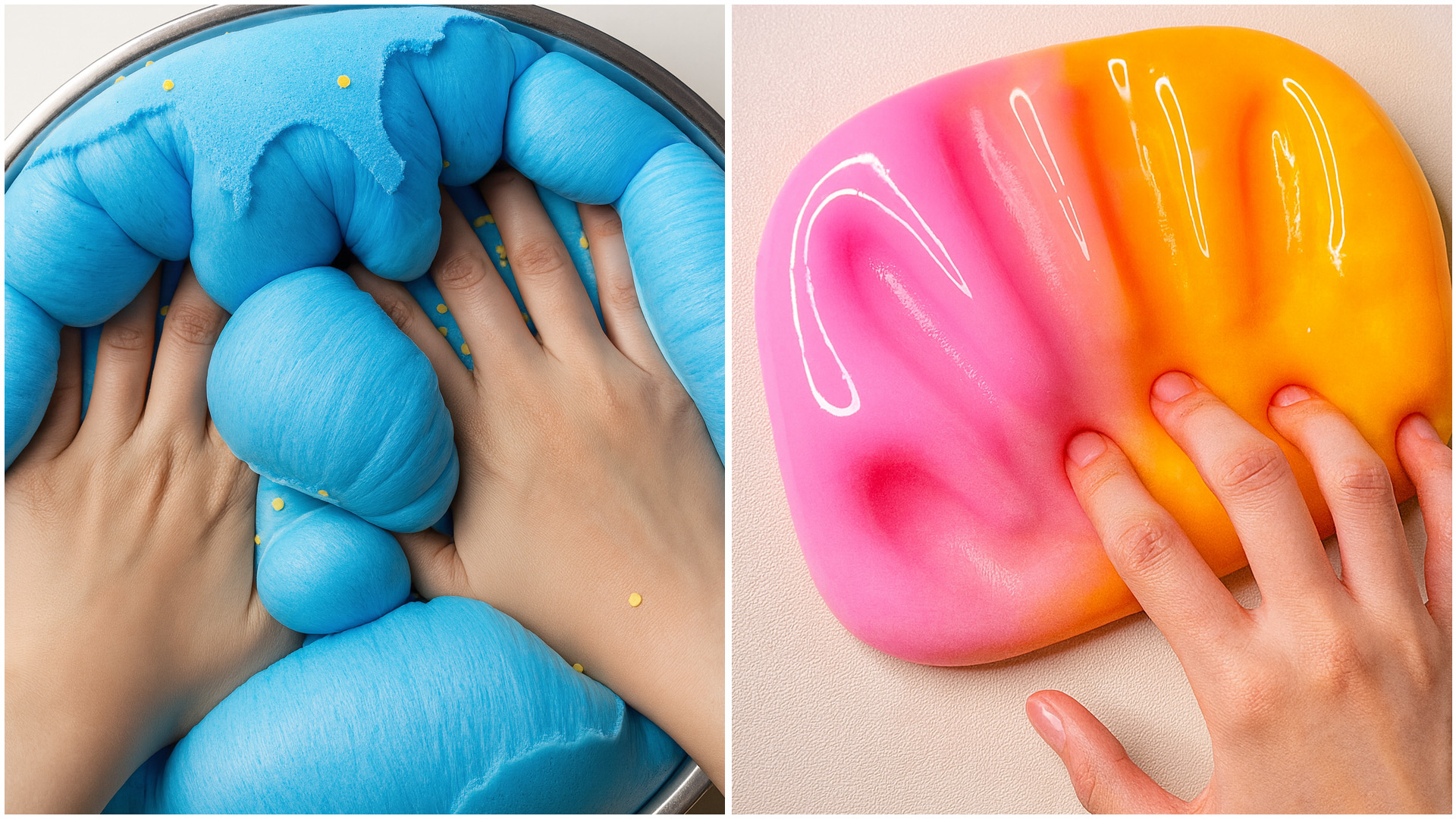 ASMR Slime Play – No Voice, No Music