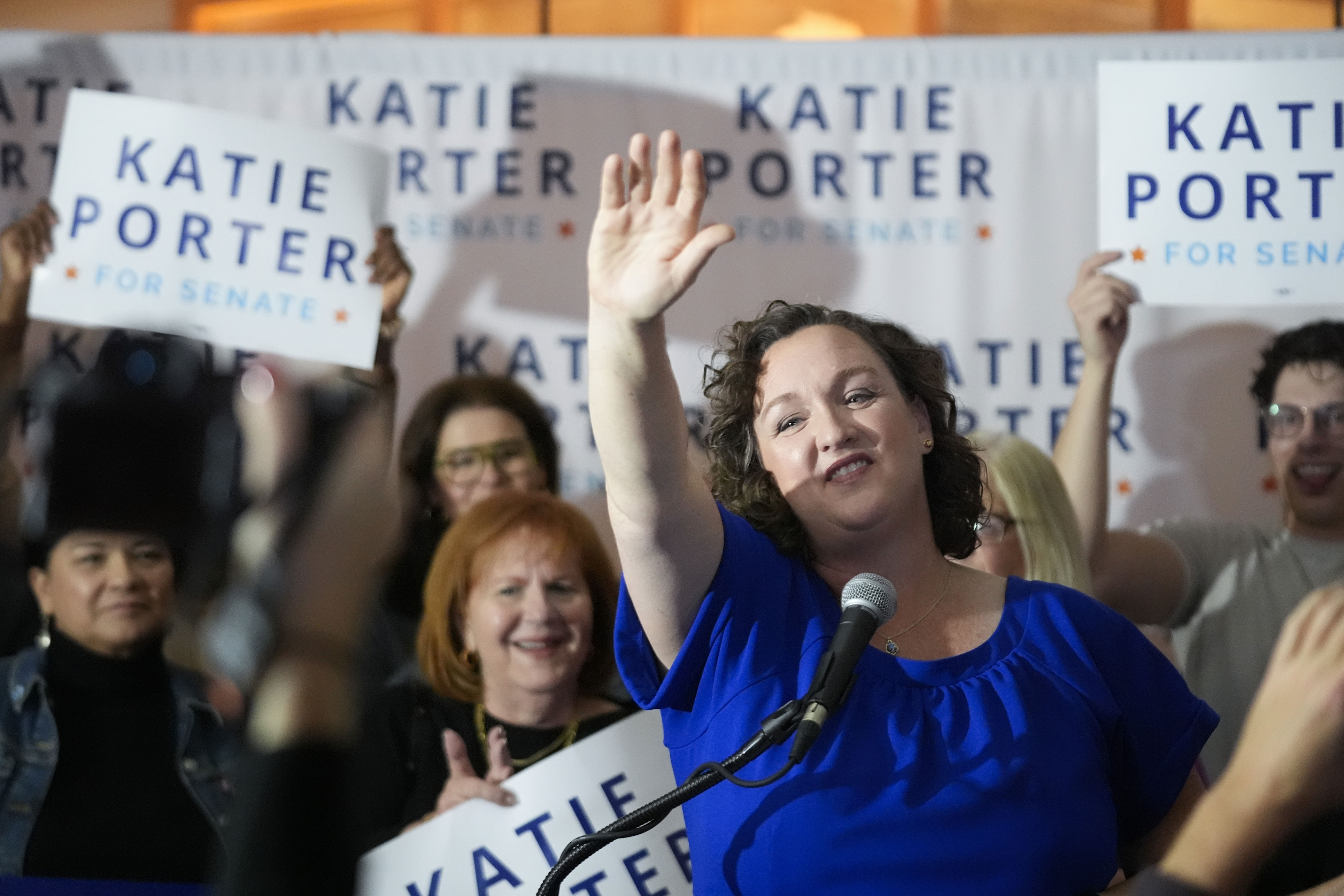 Katie Porter’s bid for governor is getting noticed – but not how she wants