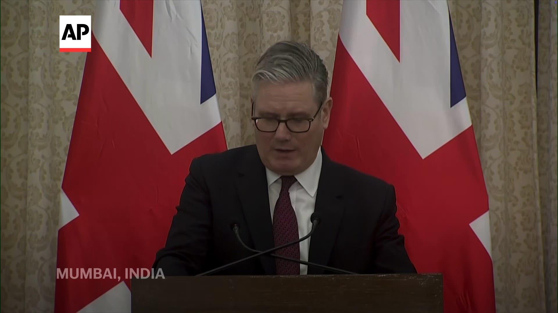 UK Prime Minister Starmer praises Gaza agreement, says it a "profound ...