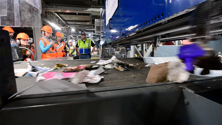 AI robots are now sorting your recyclables at Penn Waste's facility