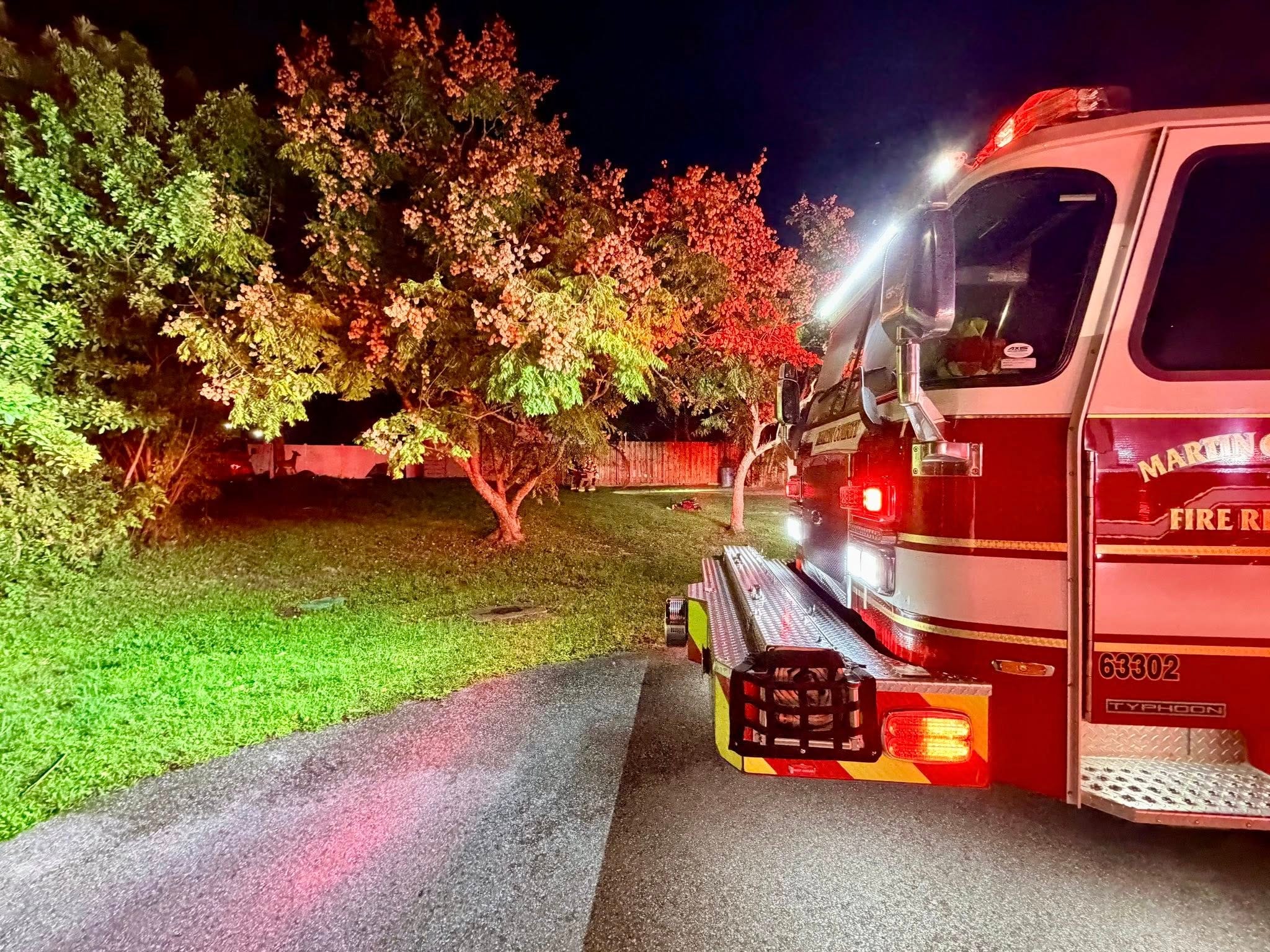 Martin County Fire Rescue crews douse Stuart house fire early Oct. 8