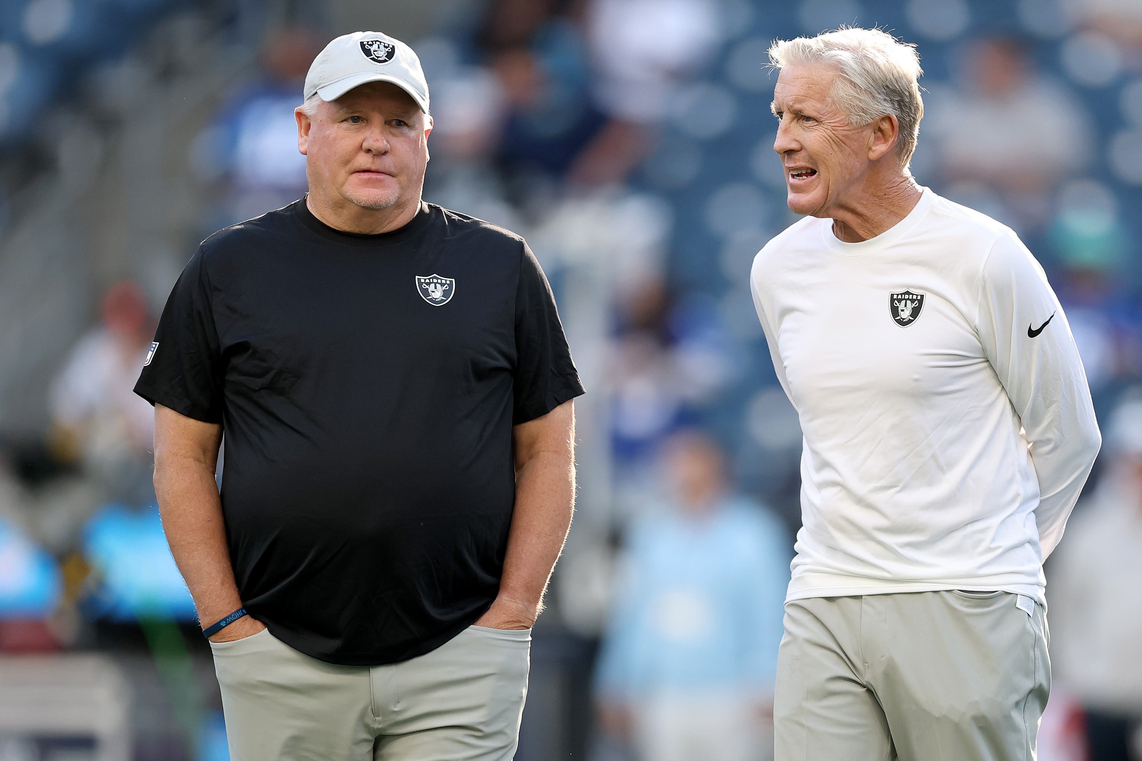 Raiders' Pete Carroll puts Chip Kelly on notice