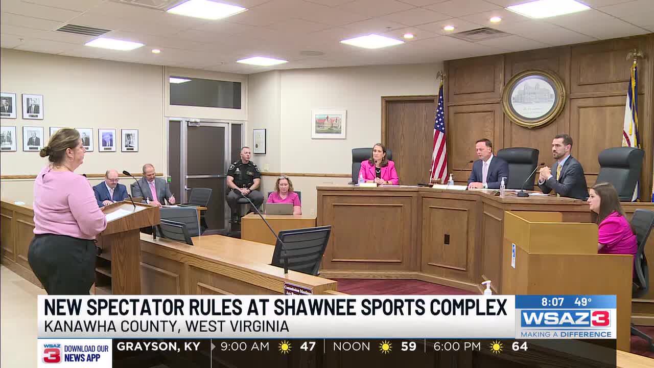 New spectator rules at sports complex announced