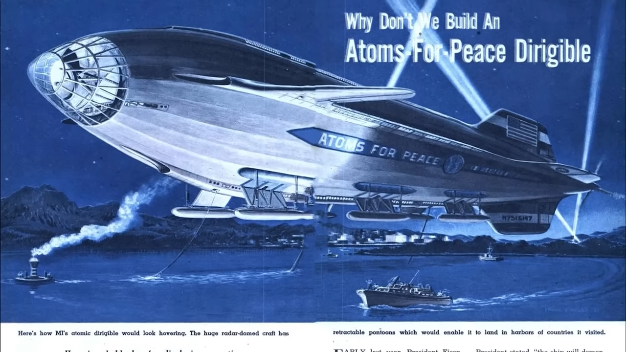 American Nuclear Flying City - The Atomic Airship That Never Flew