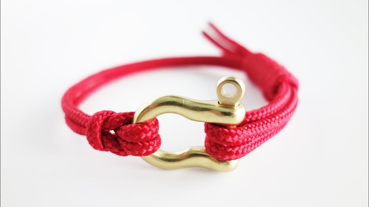 Nautical paracord bracelet tutorial whipping knot style