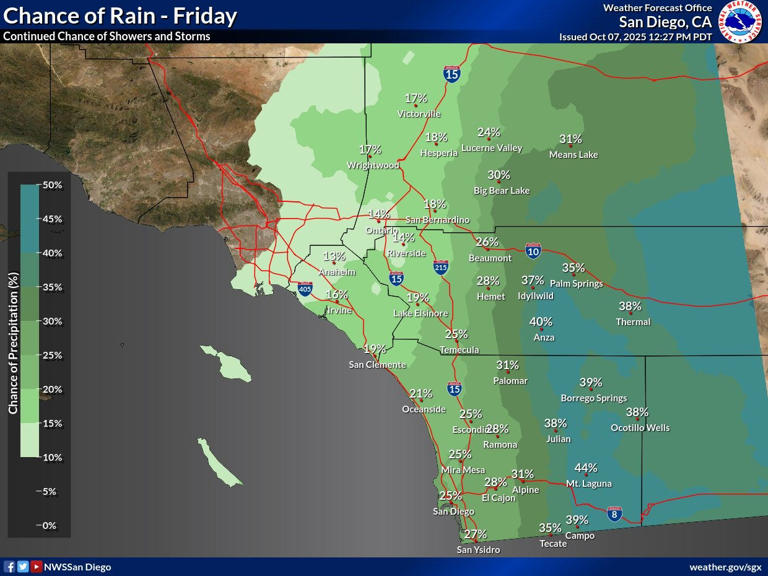 Hurricane Priscilla may bring showers, flooding to San Bernardino ...