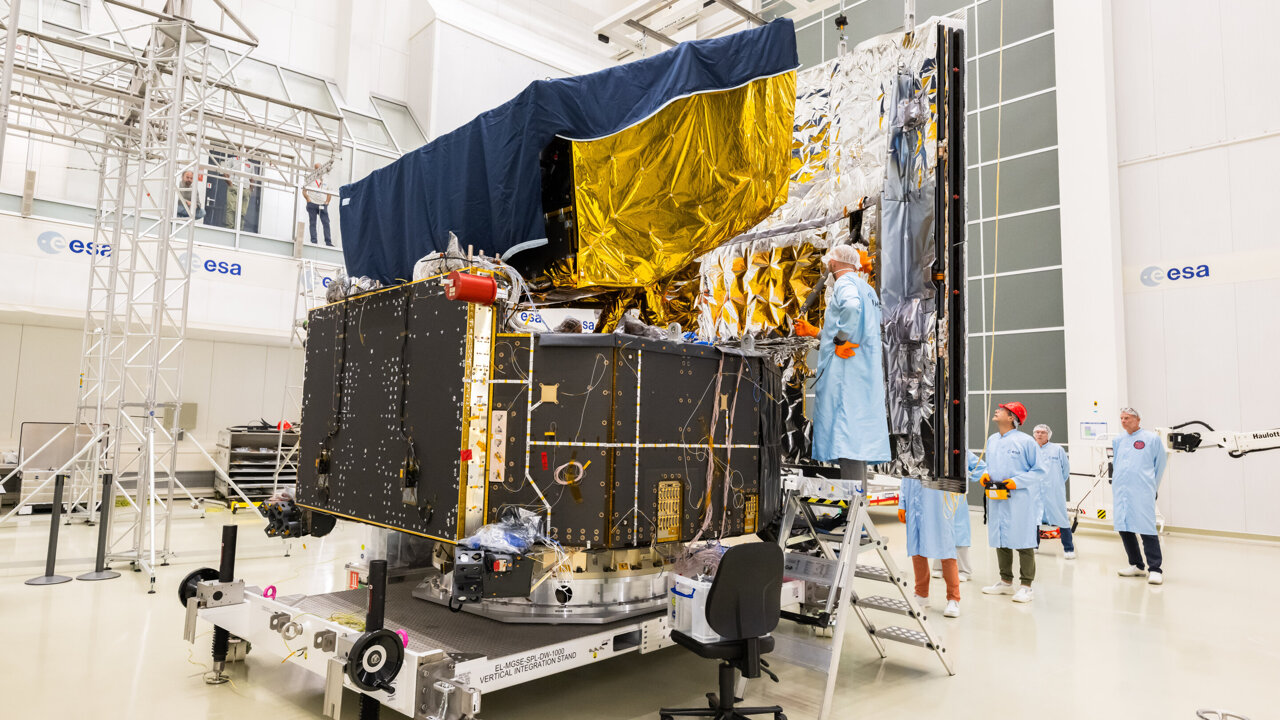 Completed Plato spacecraft is ready for final tests