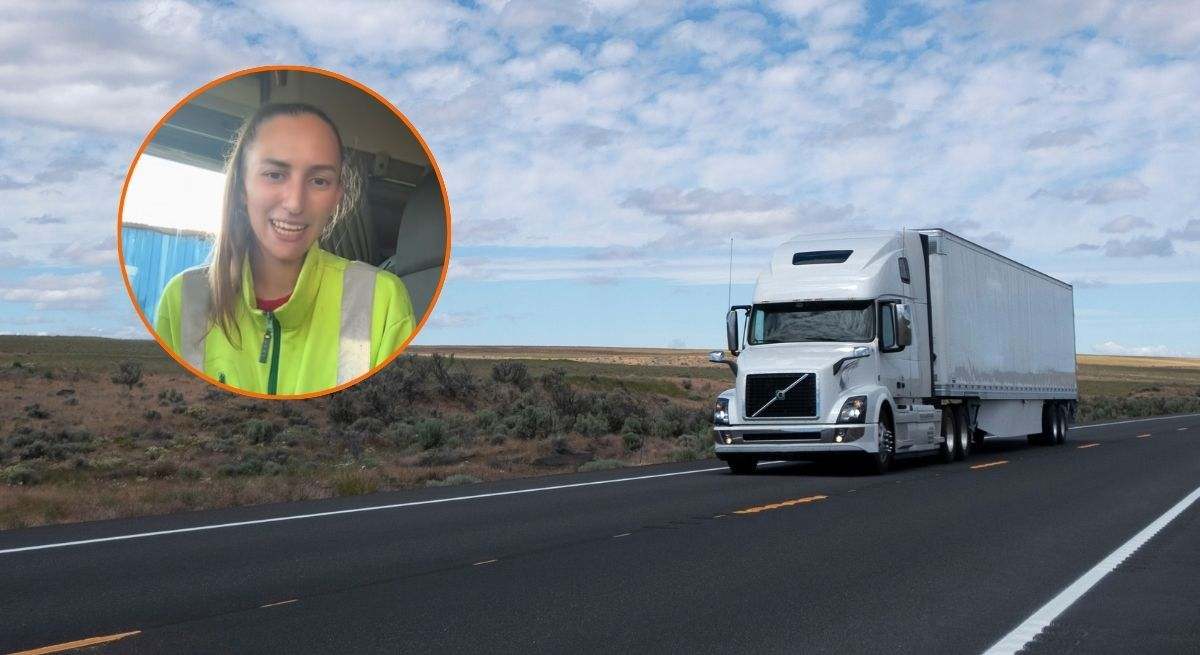 Anna Domingo, camionera, sobre el lado más difícil de su trabajo: "Hay momentos en los que te ...