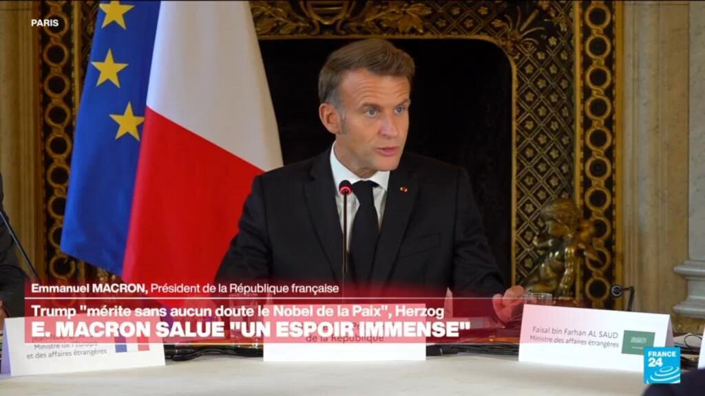 Emmanuel Macron réitère son offre de fournir une "force internationale ...