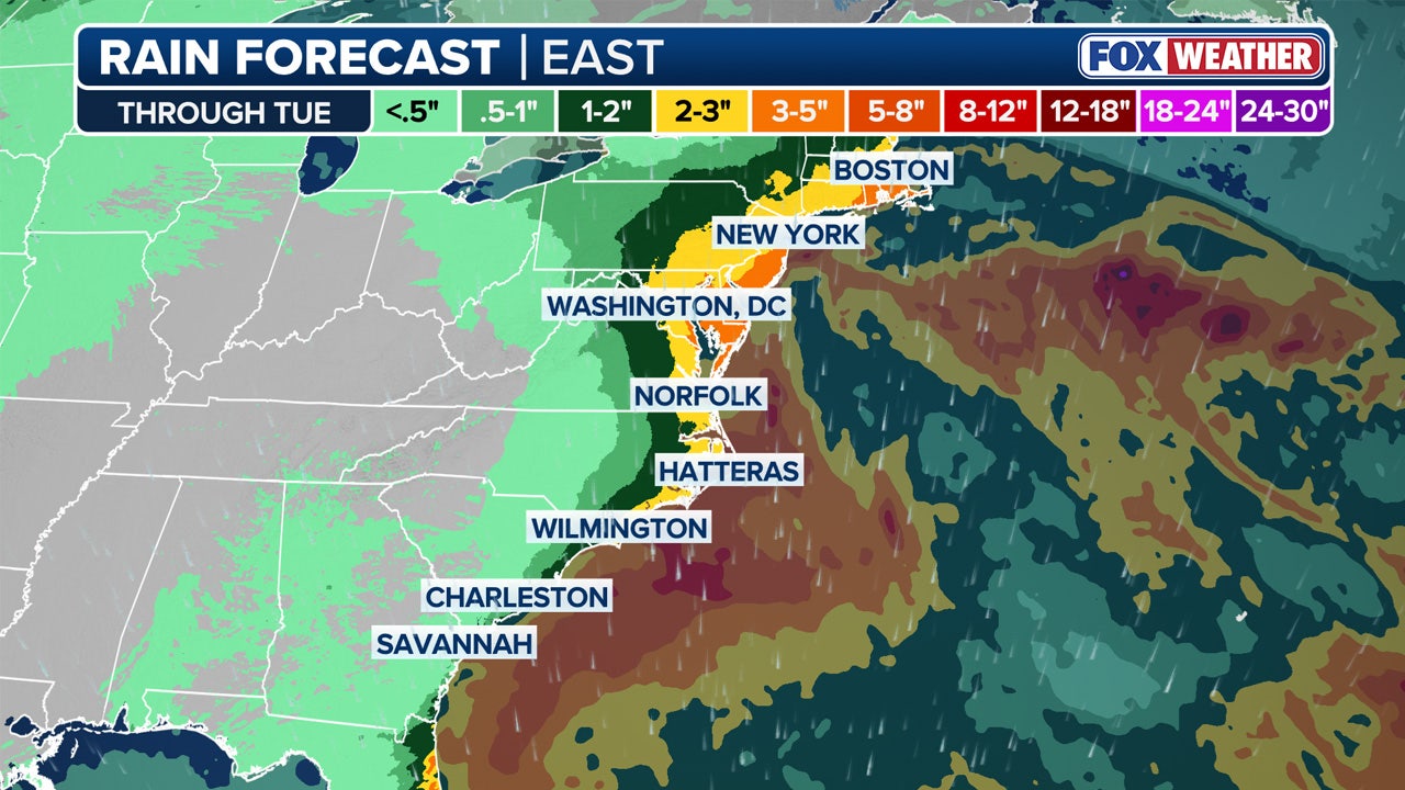 Nor’easter forecast: 50 mph winds, several inches of rain could hit NYC ...