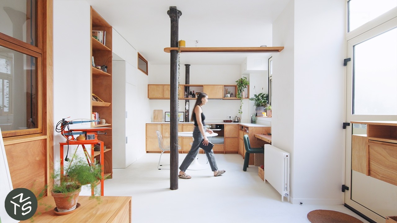 Japandi Inspired Compact Paris Apartment - 42sqm⁄452sqft