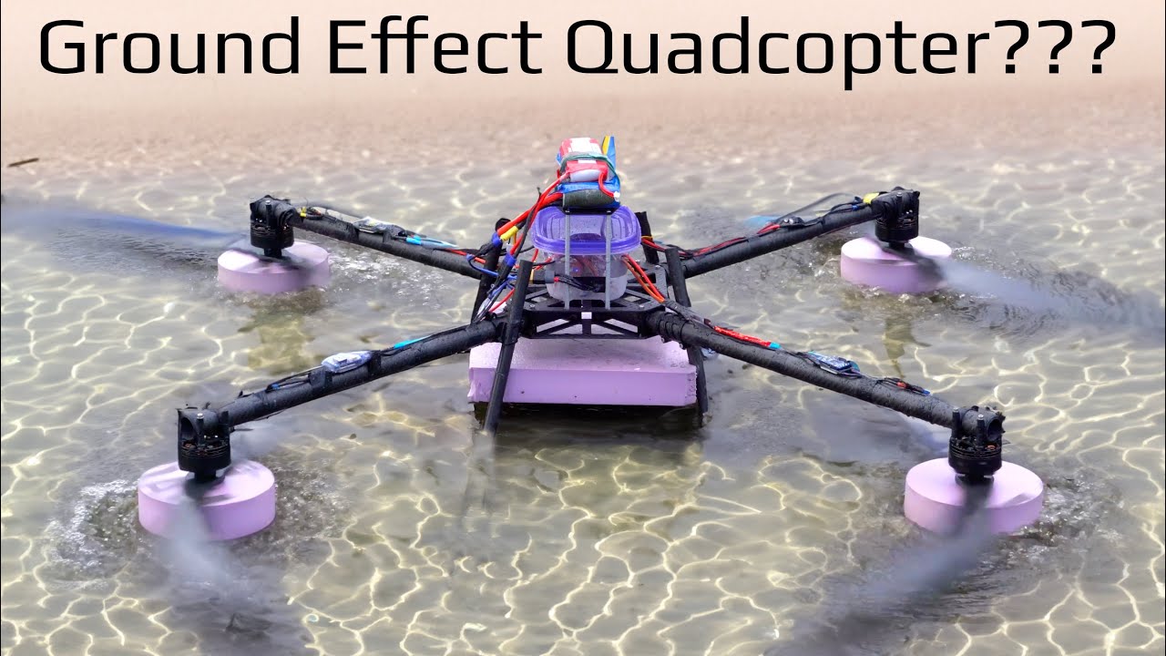 Innovative Drone: Ground Effect Vehicle Quadcopter Test