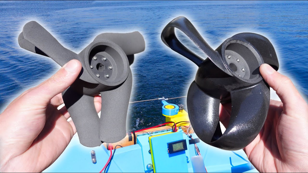 Innovative Propeller Designs on a Solar-Powered Boat