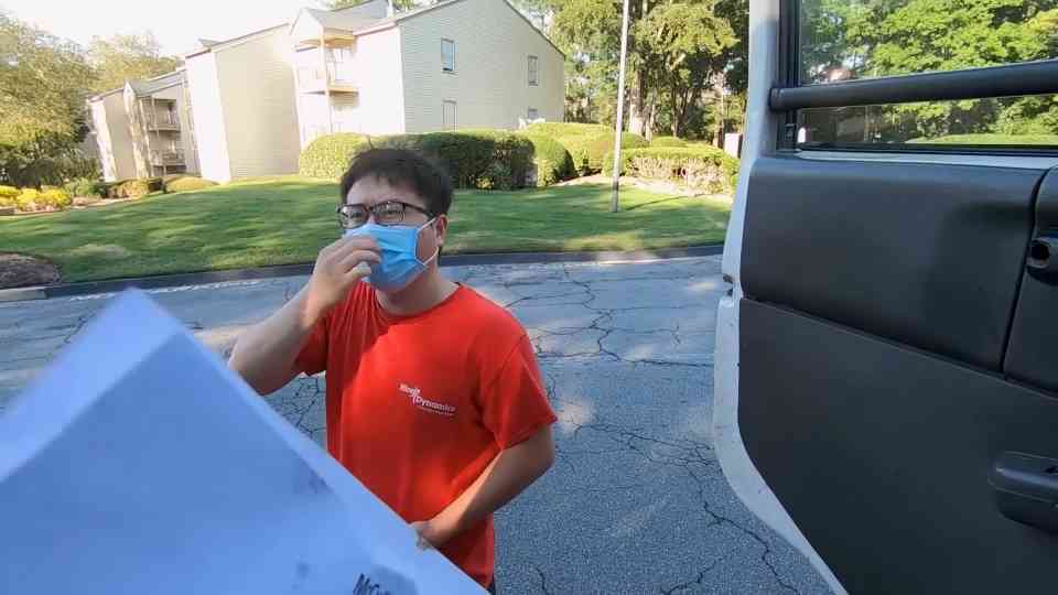 He Tried to Peel the Sticker Off and Got Caught