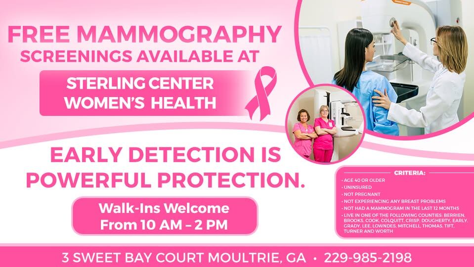 Free mammograms for South Ga. residents