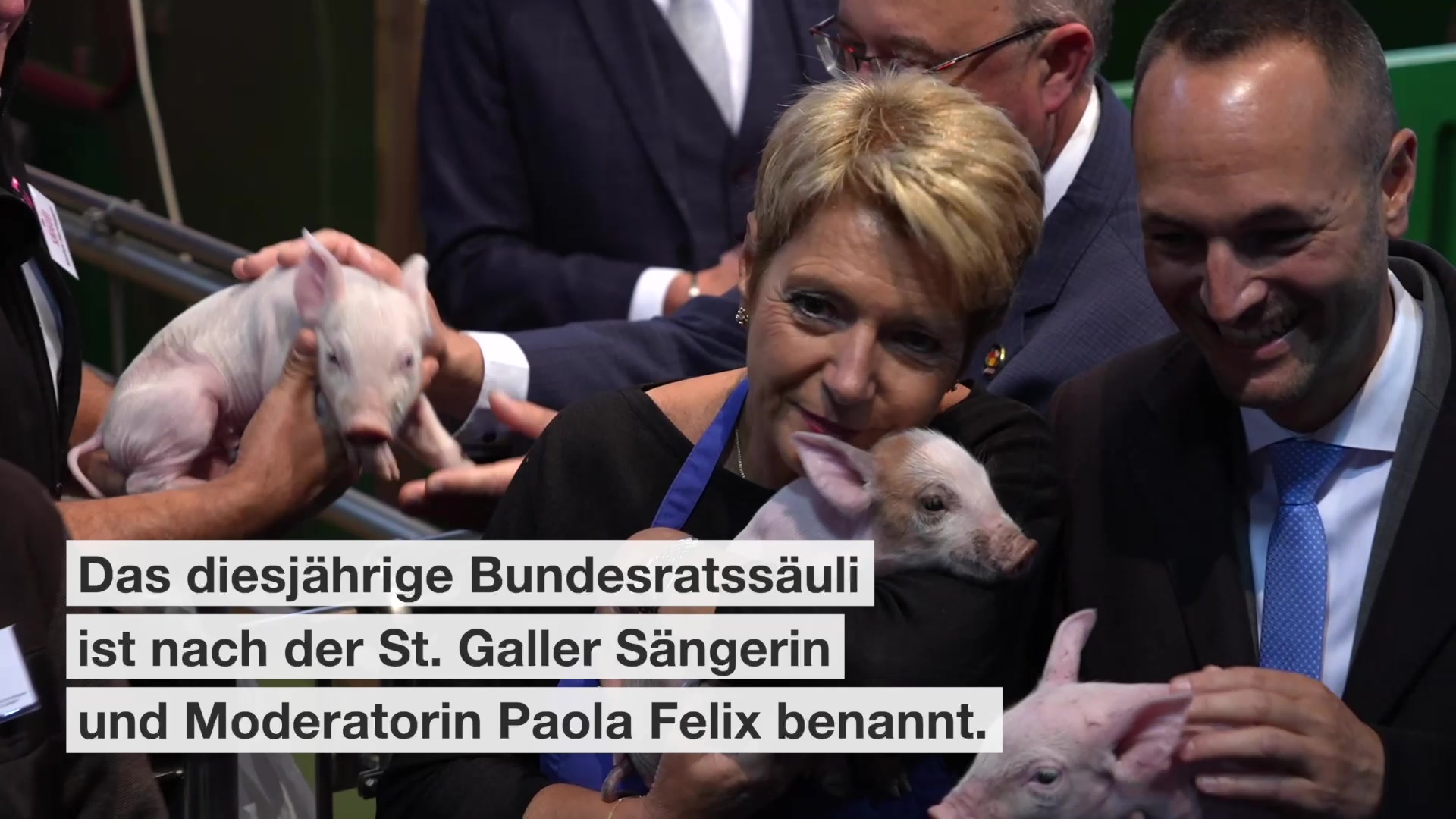 Bundespräsidentin Karin Keller-Sutter eröffnet mit Paola die Olma