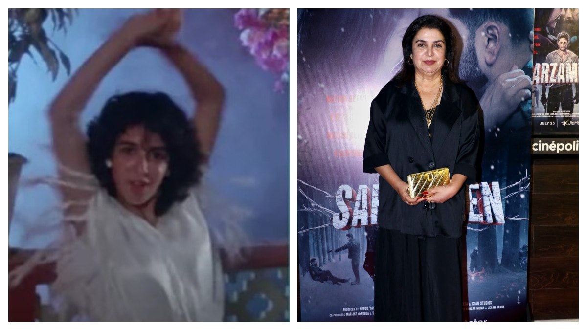 Farah Khan Reacts To 1987 Dance Video As Backup Dancer In Jalwa. Watch