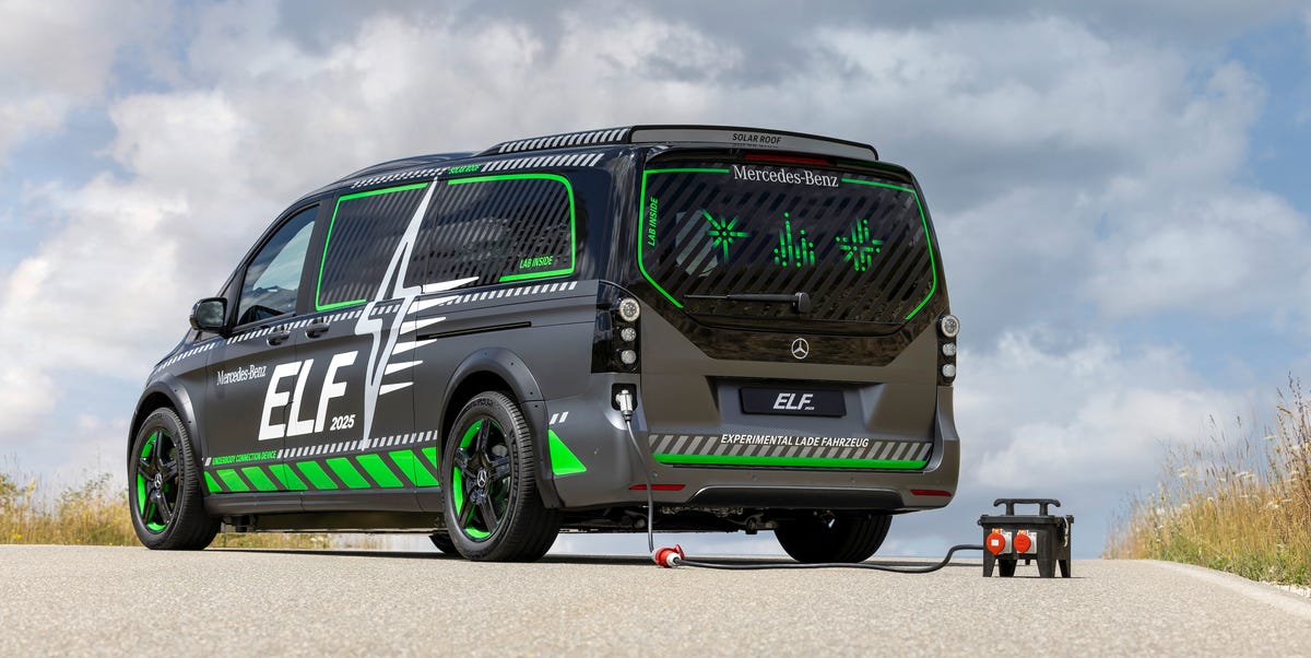 Mercedes-Benz Built a Wild Electric “ELF” to Reinvent How We Charge EVs