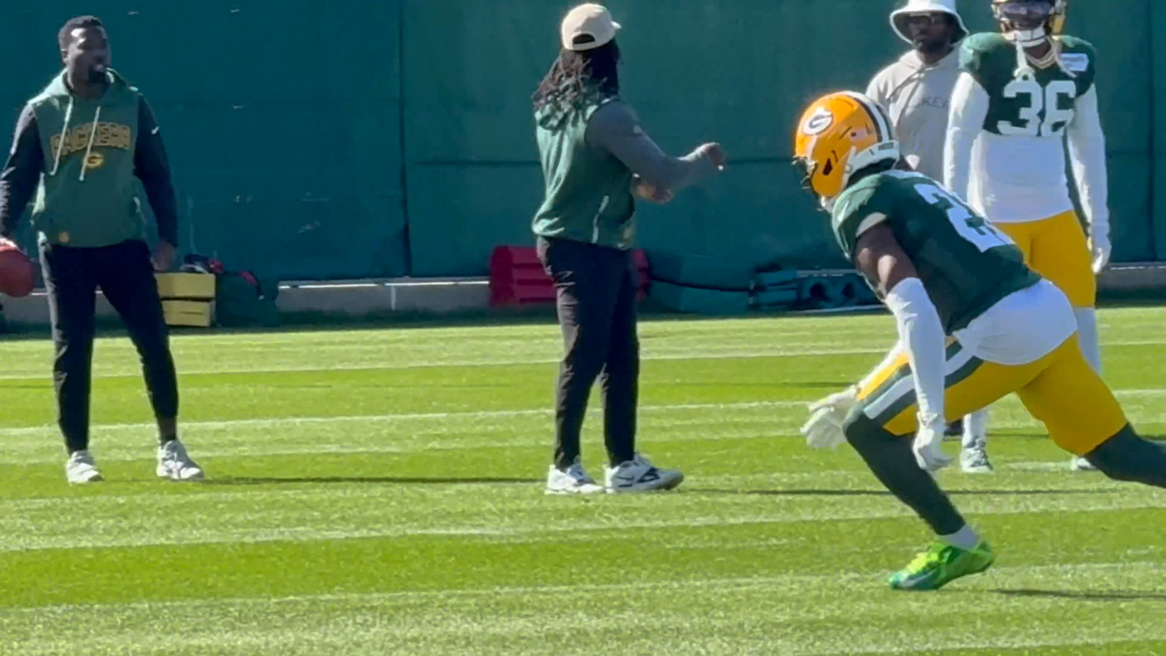 Packers Practice on Oct. 9
