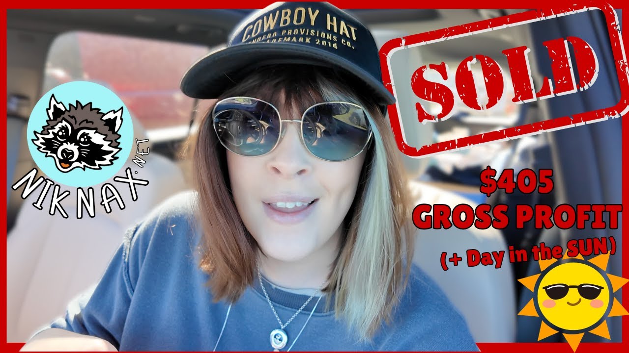 What Sold? $405 Gross Profit Selling Old Stuff from Florida | Crazy Lamp Lady | Niknax Marketplace