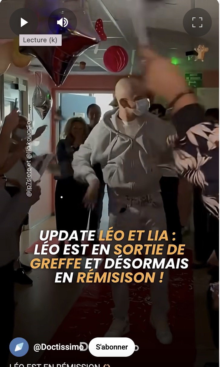 LÉO EST EN RÉMISSION 🫶🏻