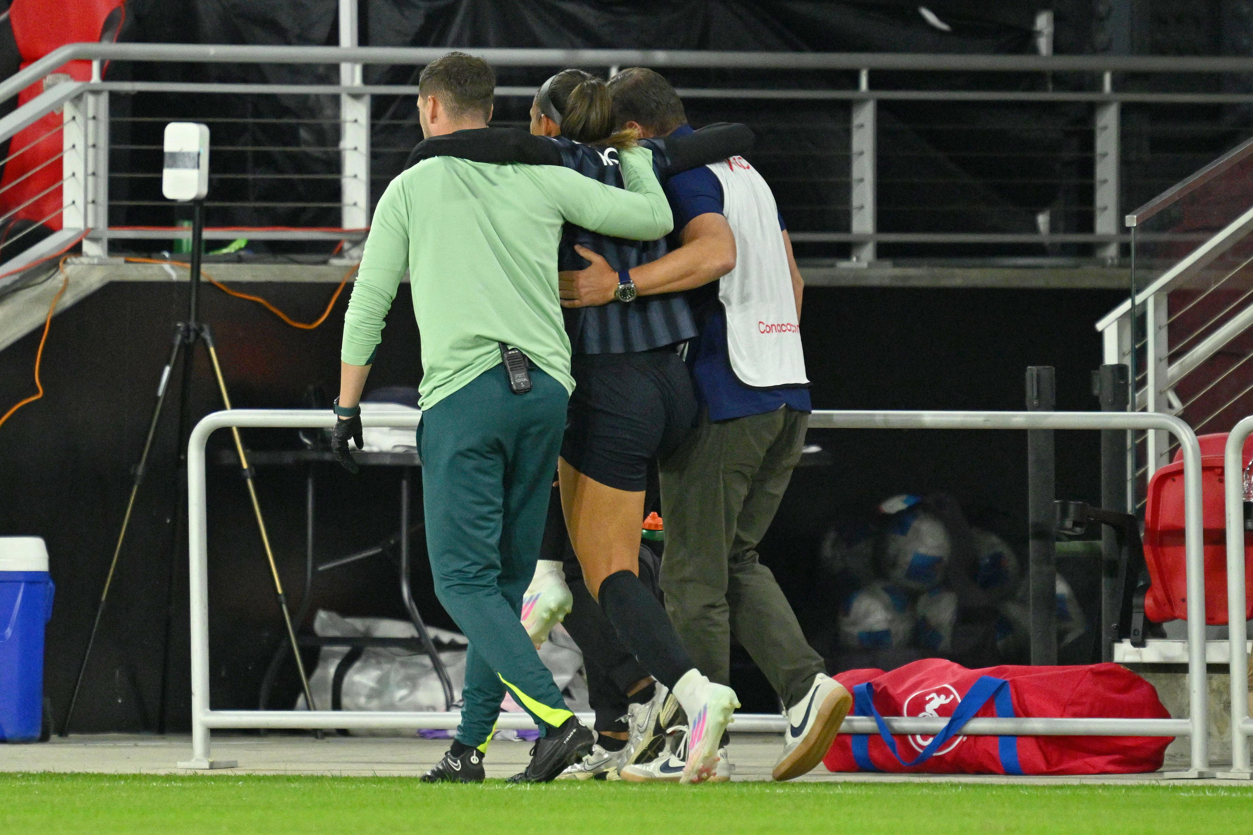 Trinity Rodman injured during Washington Spirit Concacaf W Champions ...